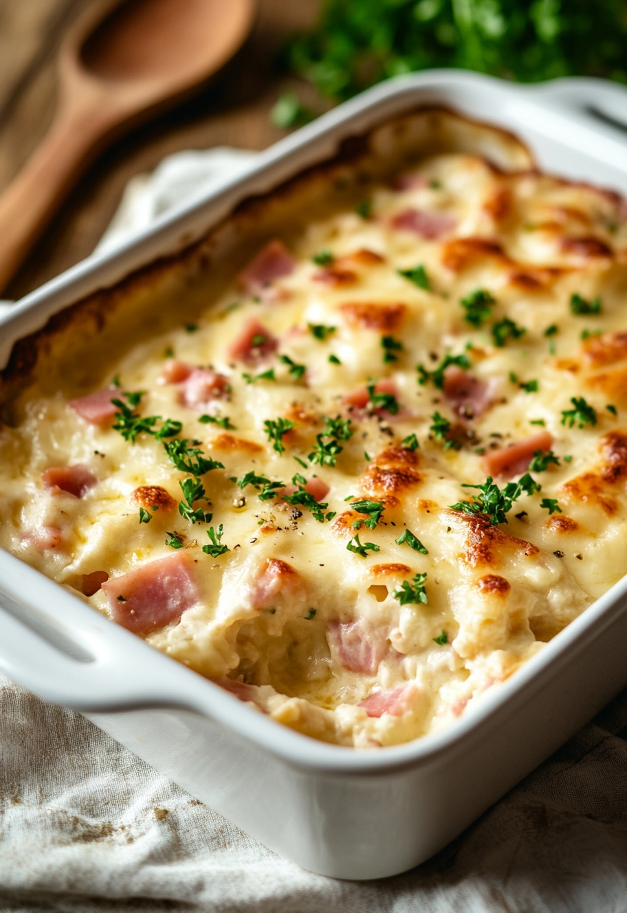 Ham and Potato Au Gratin Recipe - It's Not About Nutrition