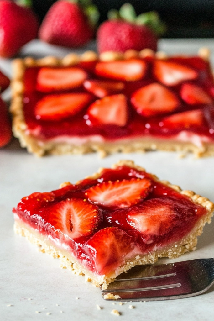 Easy Strawberry Slab Pie - It's Not About Nutrition