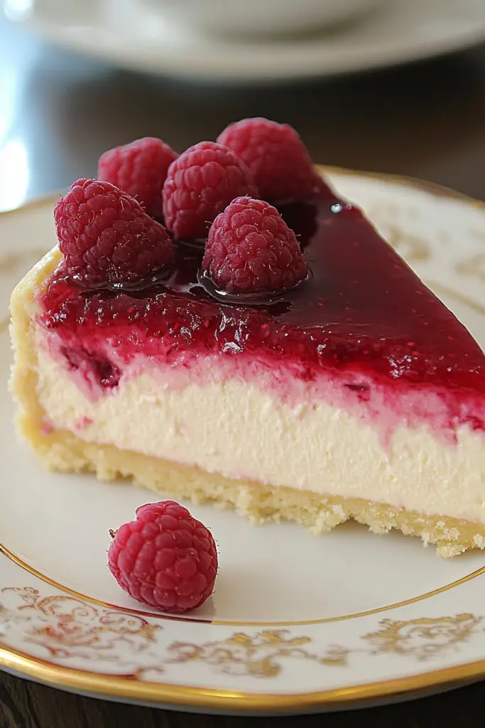 Raspberry Ripple Cheesecake Slice - It's Not About Nutrition