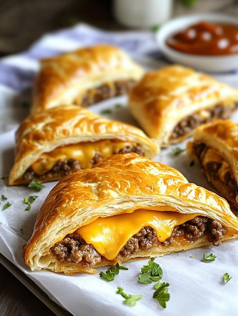 Cheeseburger Pockets Recipe - It's Not About Nutrition