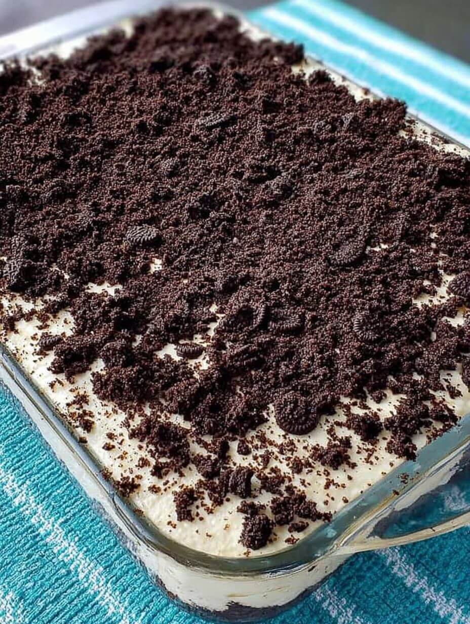Oreo Dirt Cake - It's Not About Nutrition