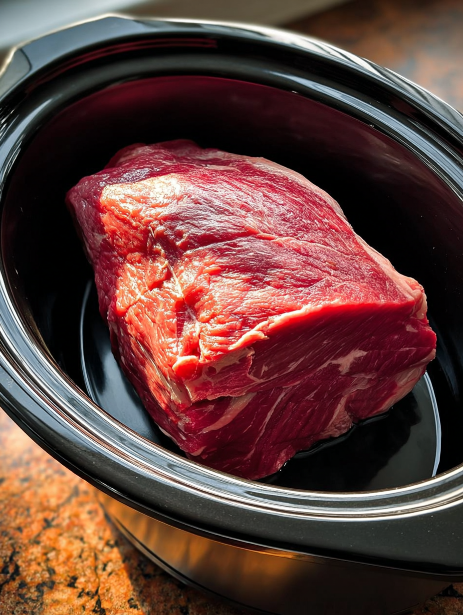 Slow Cooker 6-Ingredient French Dip Sandwiches - It's Not About Nutrition