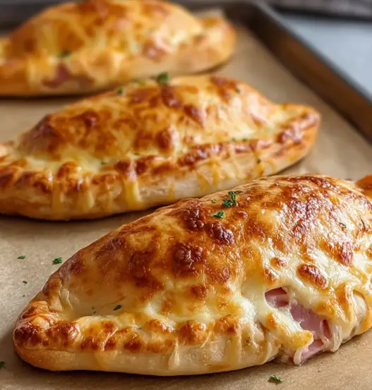 Easy Ham and Cheese Calzones - It's Not About Nutrition