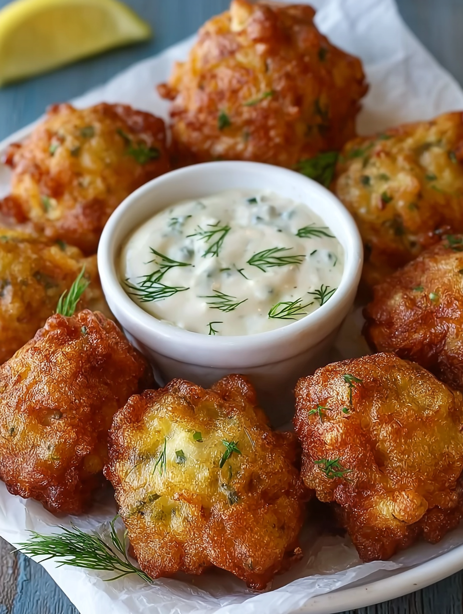 Southern-Style Dill Pickle Chicken Fritters - It's Not About Nutrition