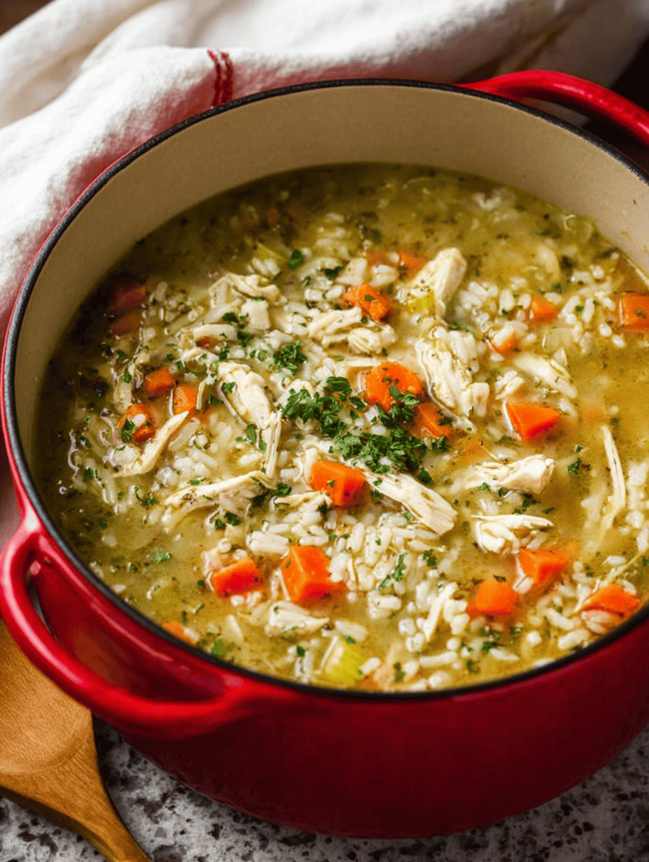 Ranch Chicken Rice Soup — Cozy Comfort in a Bowl - It's Not About Nutrition