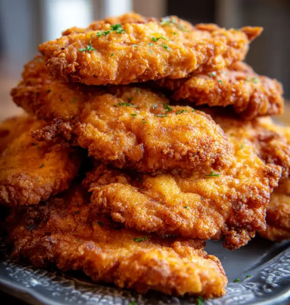 Southern-Style Crispy Chicken Cutlets - It's Not About Nutrition