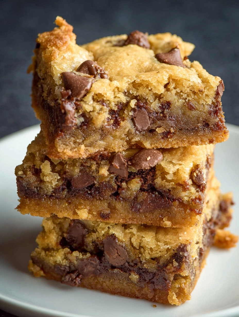 Chocolate Chip Pan Chewies - It's Not About Nutrition