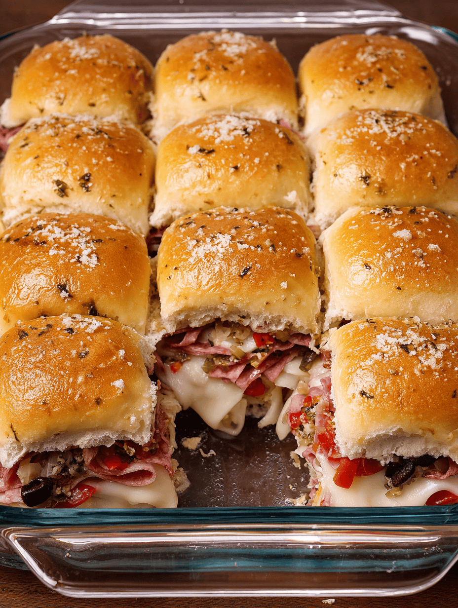 Muffuletta Sliders — Big Easy Flavor in Every Bite - It's Not About ...