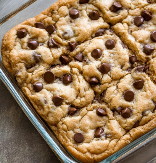 Chocolate Chip Pan Chewies - It's Not About Nutrition