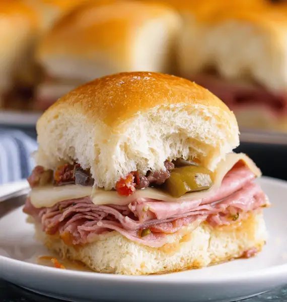 Muffuletta Sliders — Big Easy Flavor in Every Bite - It's Not About ...