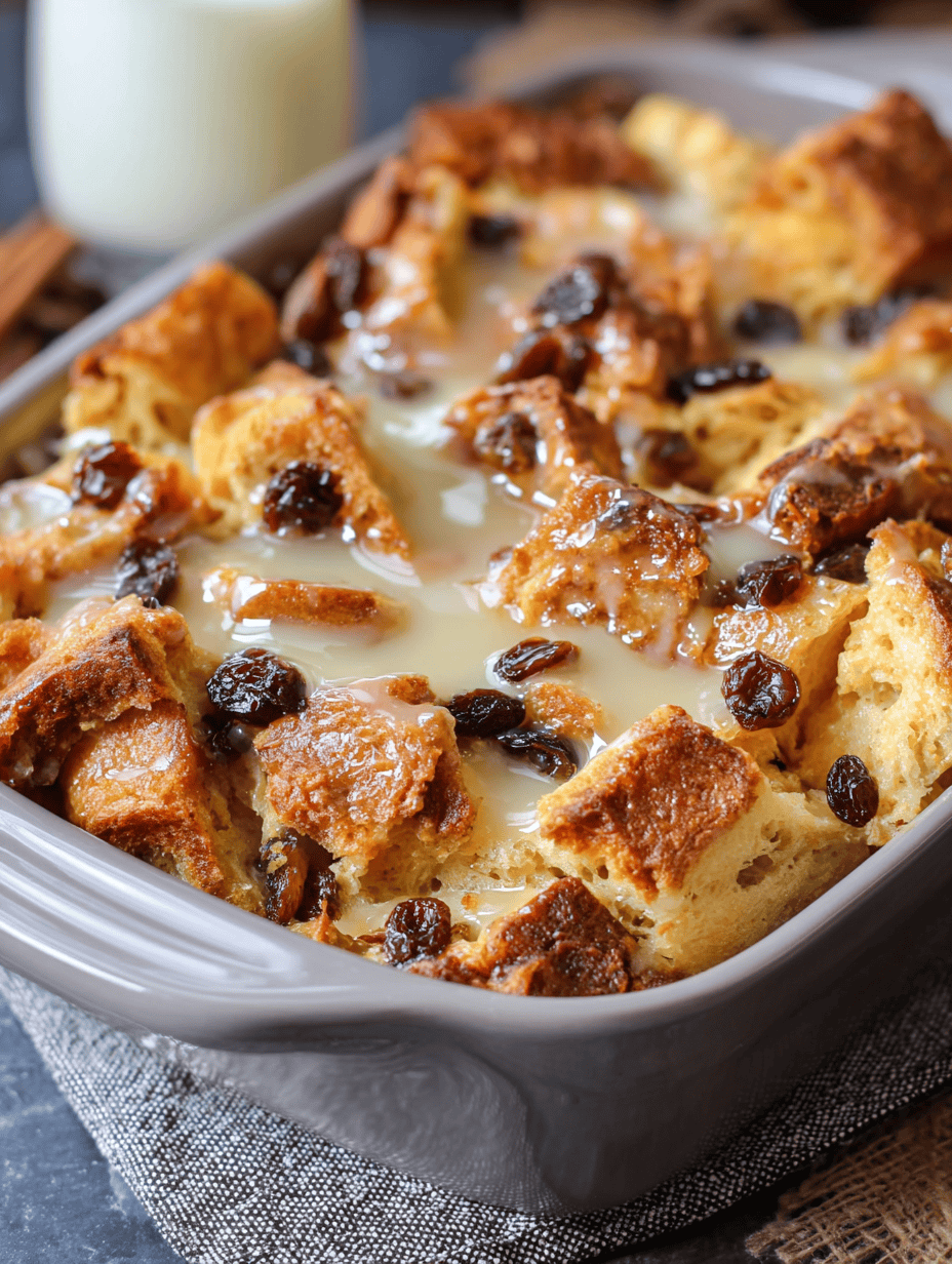 Cinnamon Raisin Bread Pudding - It's Not About Nutrition