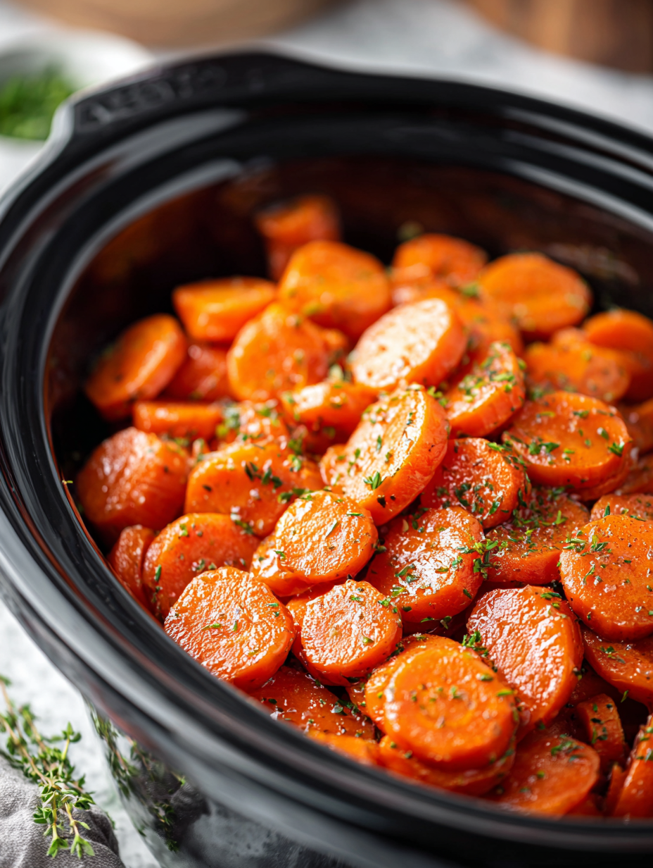 Slow Cooker Amish Honey Glazed Carrots - It's Not About Nutrition