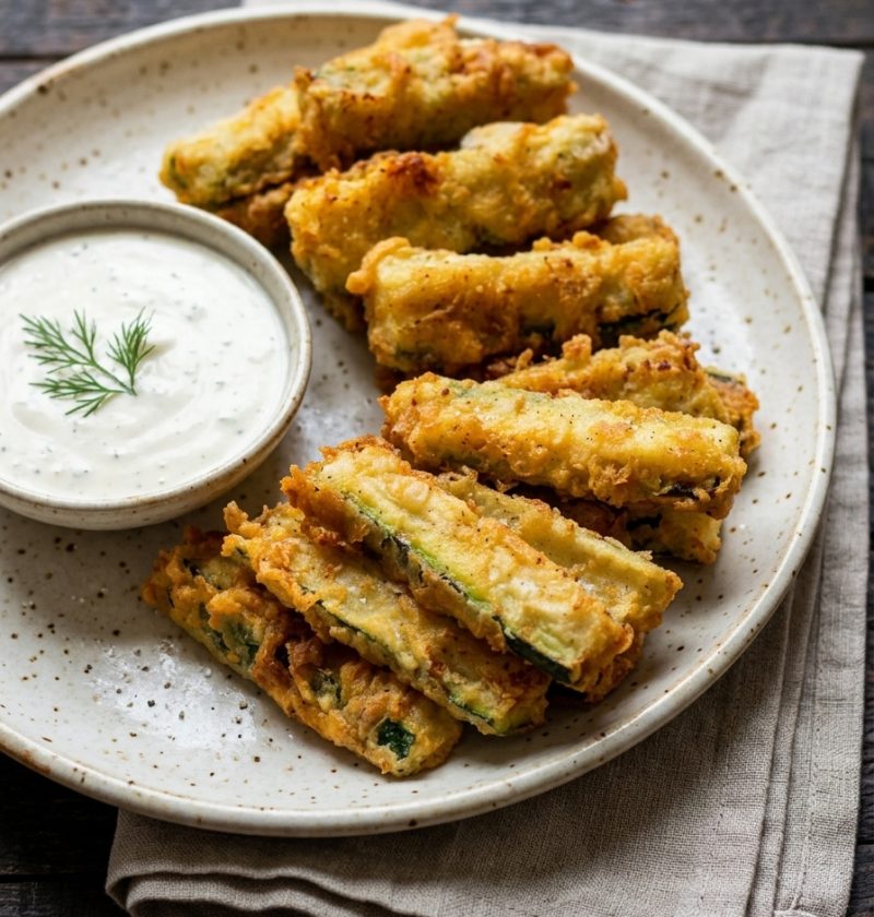 fried zucchini - It's Not About Nutrition