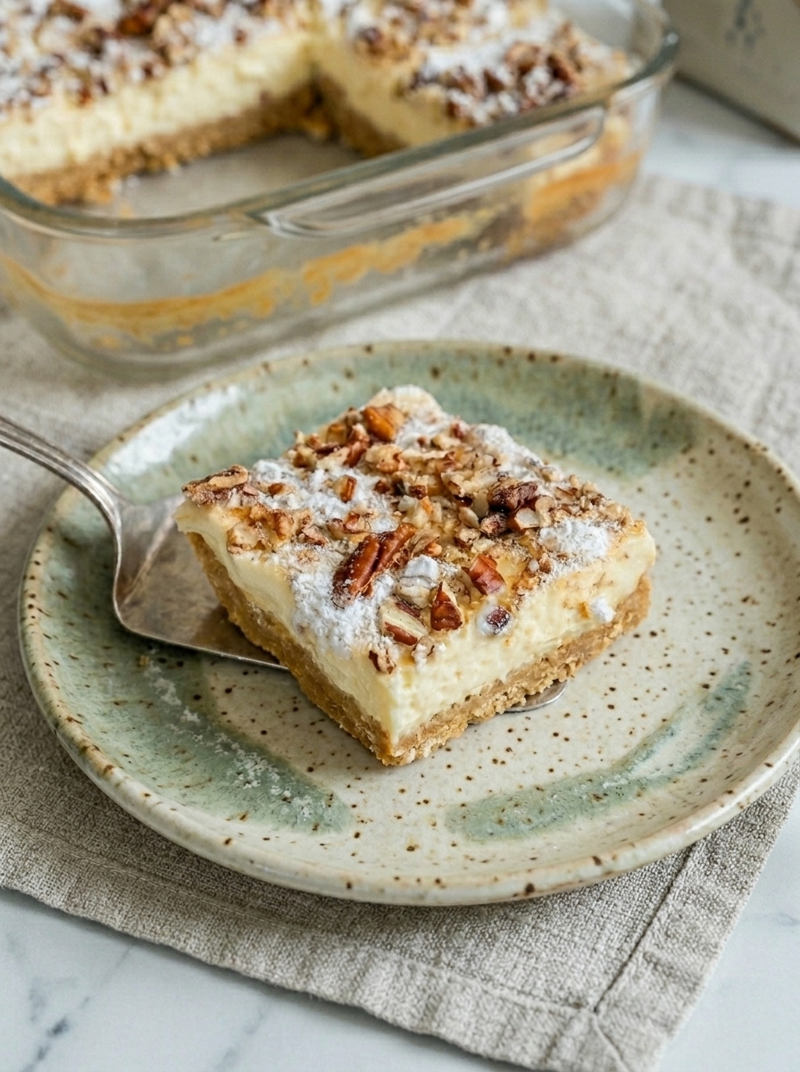 Pecan Cheesecake Bars - It's Not About Nutrition