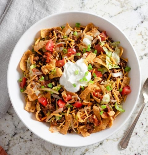 Frito Taco Salad - It's Not About Nutrition